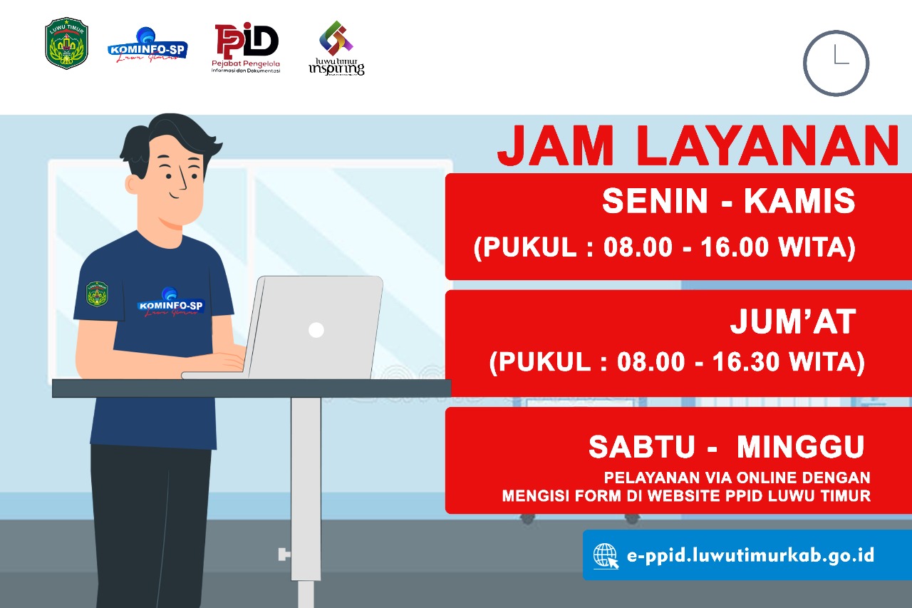 e-PPID - Jam Layanan PPID